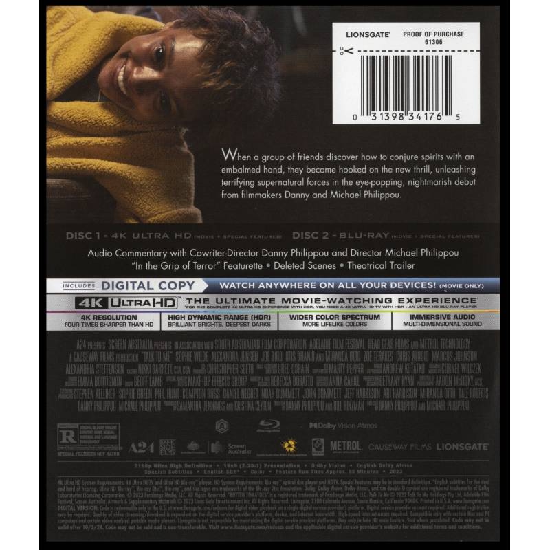 Talk to Me - Hablame 4k