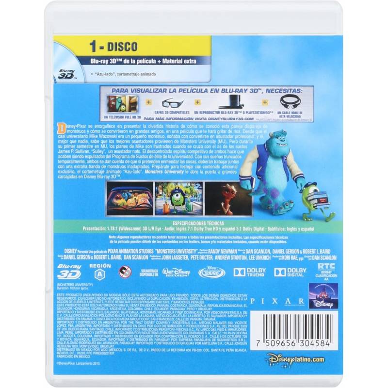 Monsters University 3D